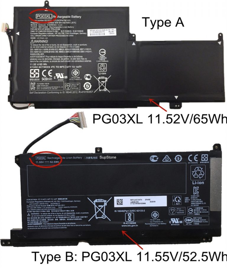 UGB PG03XL Battery For HP Spectre X360 15T-AP000 AP063NR,Pavilion 15 ...