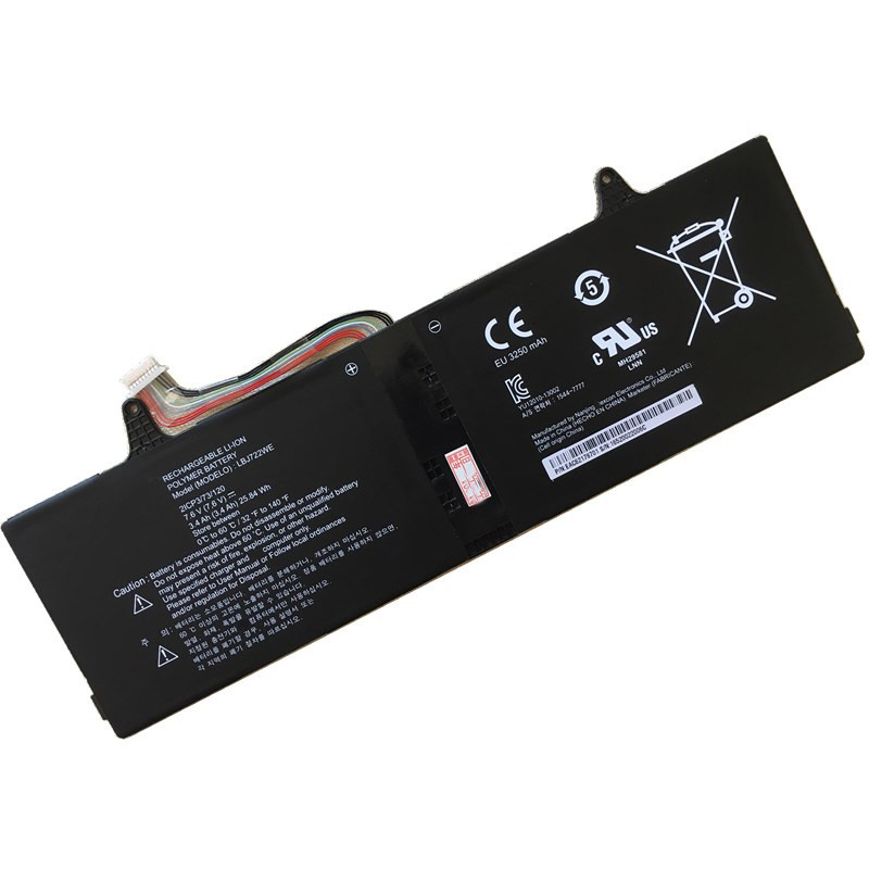 UGB 7.6V 25.84Wh LBJ722WE Laptop Battery For LG Slidepad 11T54,15U340 ...