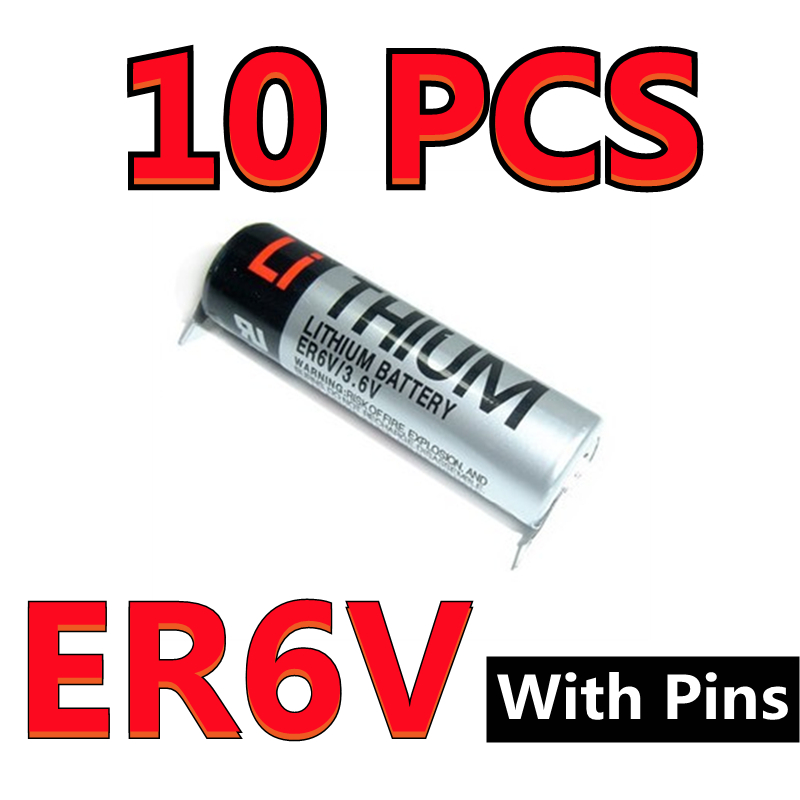 UGB 10PCS Original New For TOSHIBA ER6V 3.6V 2000mAh PLC Battery With ...