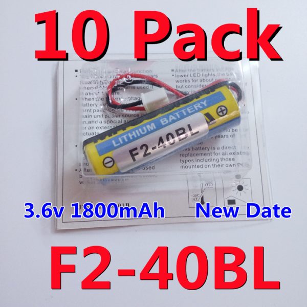 UGB 10 Pack New Original For MITSUBISHI F2-40BL ER6 AA 3.6V PLC Lithium ...