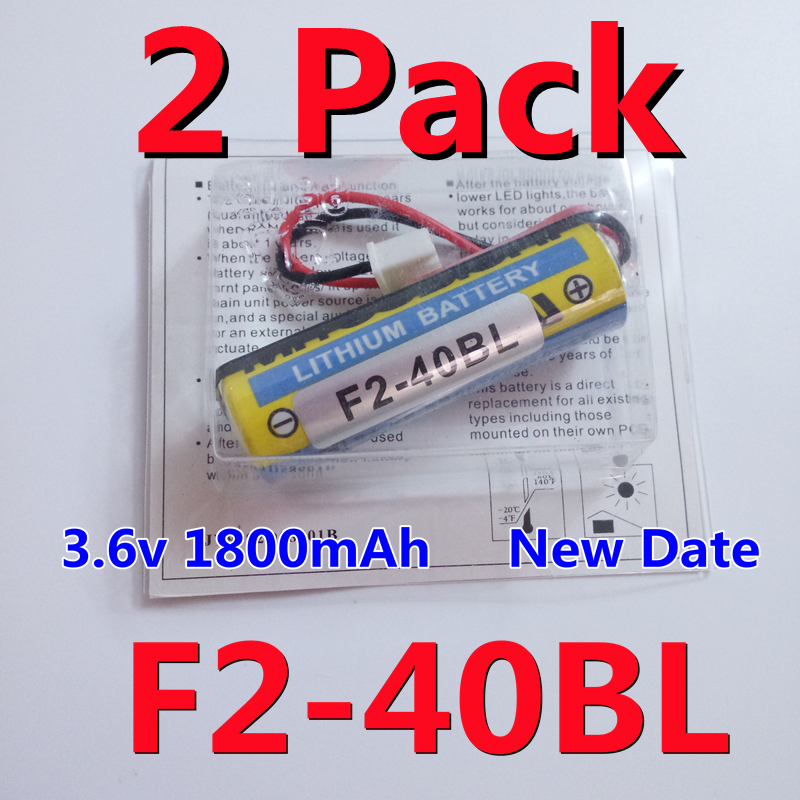 UGB 2 PACK F2-40BL ER6 AA 3.6V PLC Lithium Battery Batteries Can ...