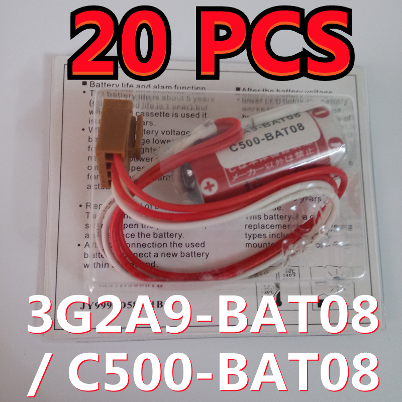 UGB 20 PACK Original Battery For OMRON C500-BAT08 3G2A9-BAT08 ER17/33 3 ...