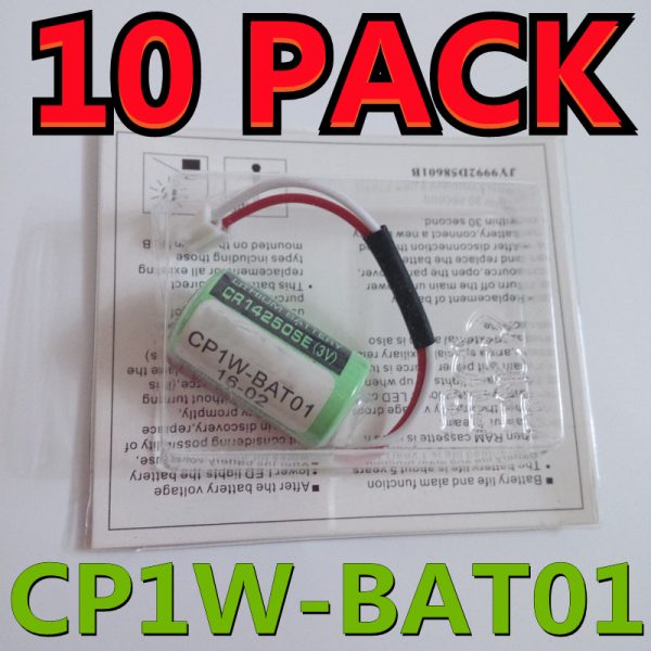 UGB 10 PACK Original New Battery For Omron CP1W-BAT01 3V PLC Batteries ...