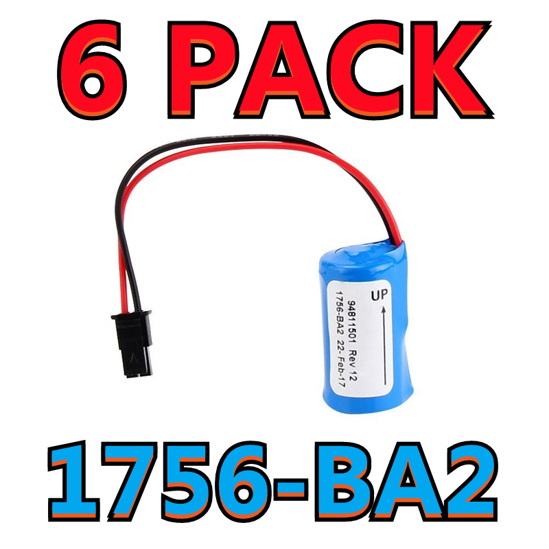 UGB 6 PACK New Original A-B 1756-BA2 PLC Controller 3V Battery Lithium ...