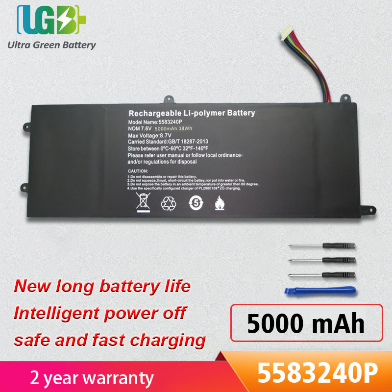 UGB New 5583240P Battery for RTDPART 5583240P laptop battery 7.6V ...