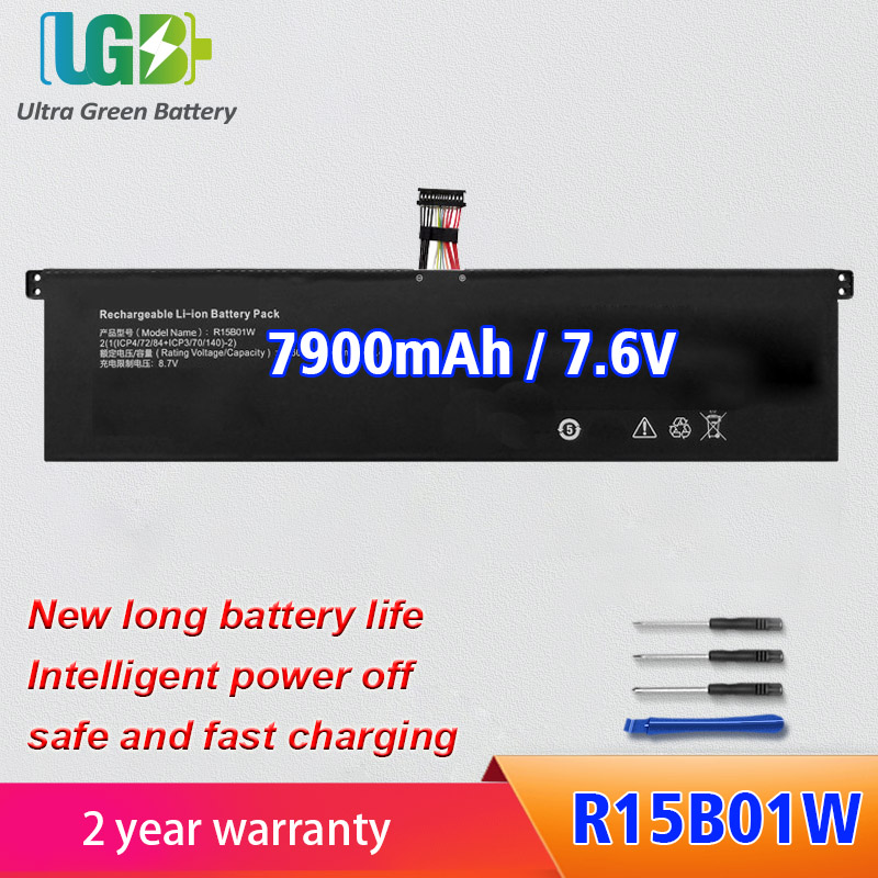 UGB New R15B01W Battery For Xiaomi Pro 15.6″ GTX TM1701 171501-AQ ...
