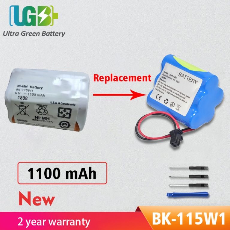 UGB New 5HR-AAC Battery For Panasonic BK-115W1 5HR-AAC1 MDF-V7486SC1 ...